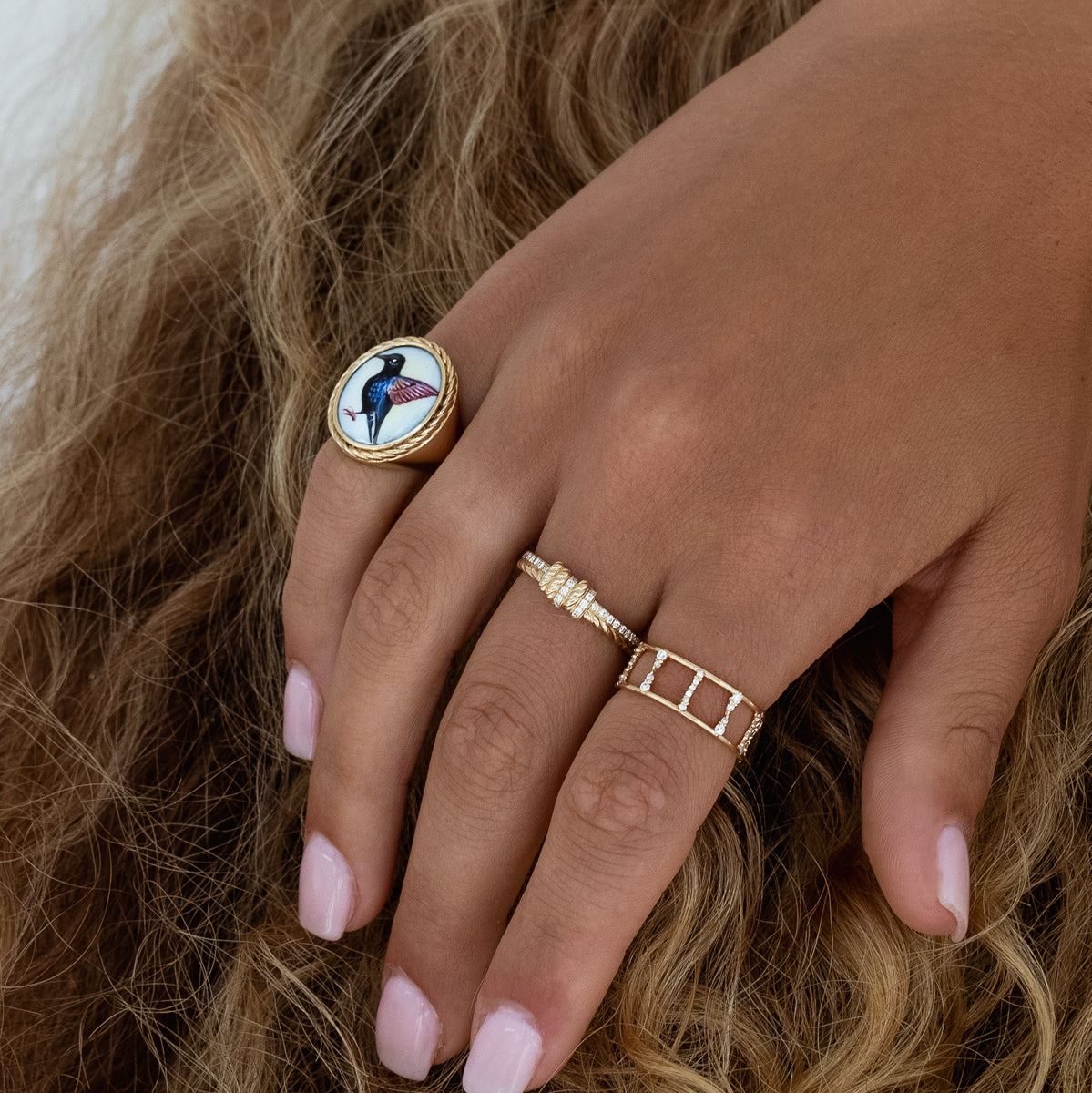 Penelope Fine Jewelry Diamond Bind Ring in 14k Yellow Gold | Audry Rose