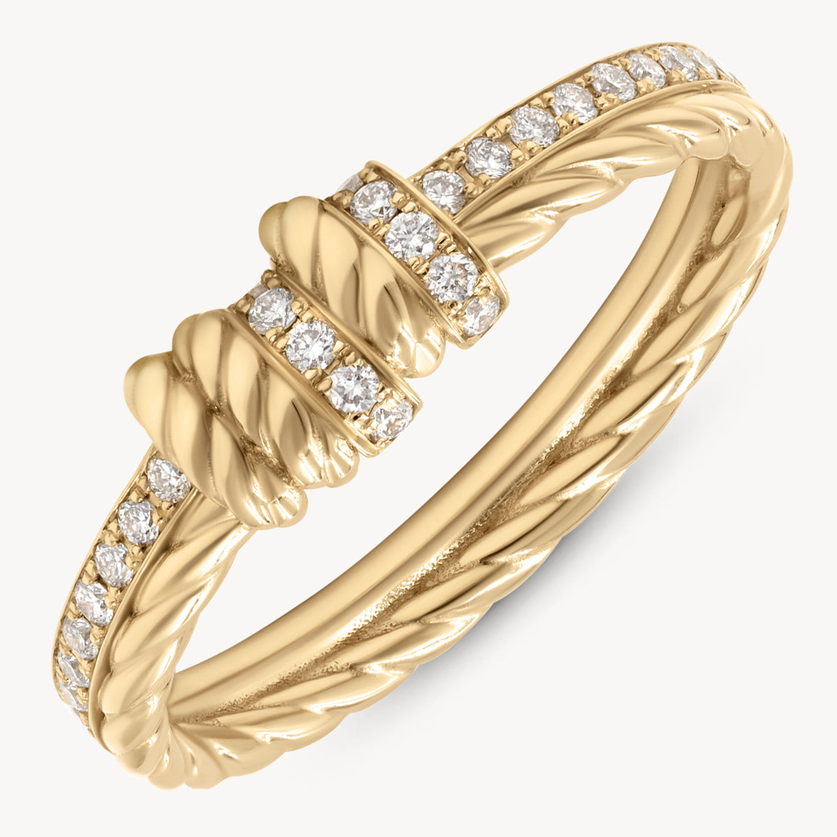 Penelope Fine Jewelry Diamond Bind Ring in 14k Yellow Gold | Audry Rose